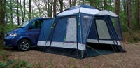 Motorhome drive-away awnings