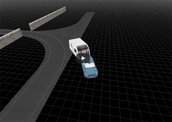 Practise your caravan reversing skills using 3D driving simulator