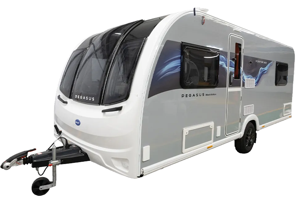FIRST LOOK – Bailey Pegasus Black Edition Portofino caravan review ...