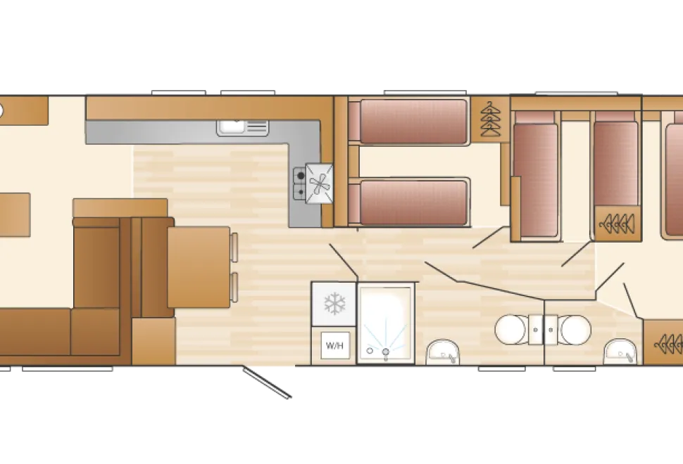 Swift Holiday Homes Antibes 40x12 2020 Park and Holiday Home | Out ...