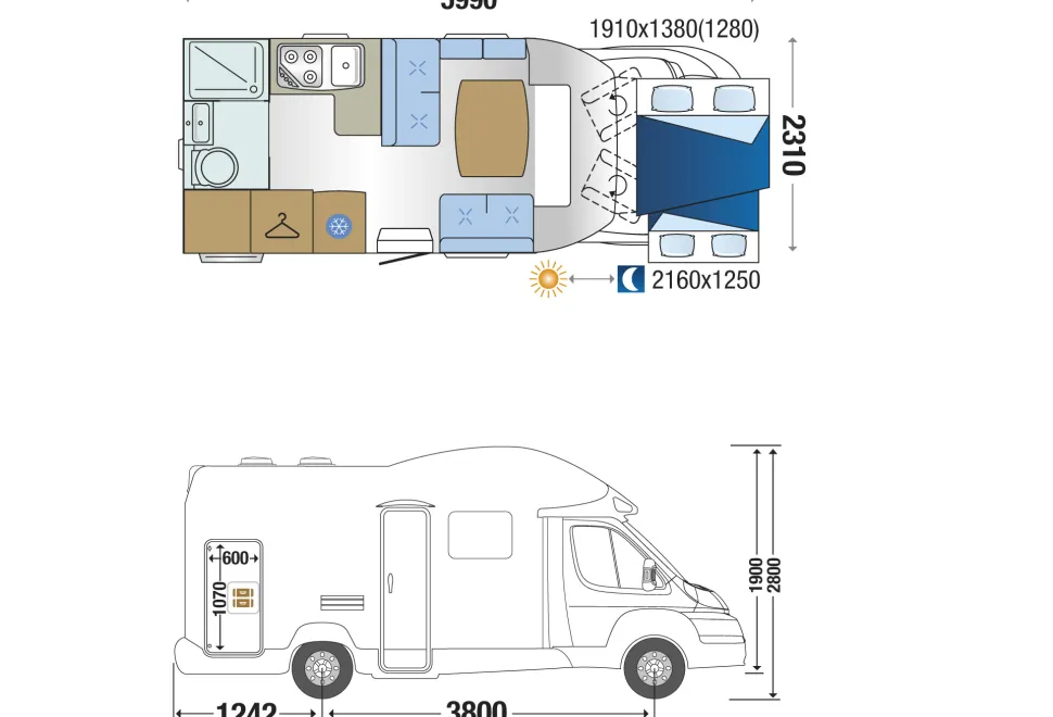 Roller Team Motorhomes 590 2015 Motorhome | Out & About Live