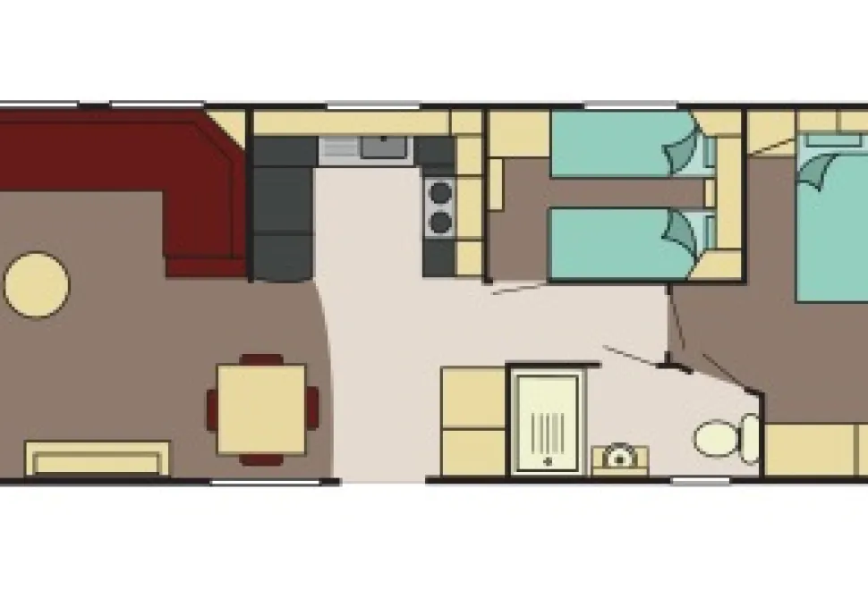 Delta Caravans Danbury 35x12 2 bed 2016 Park and Holiday Home | Out ...