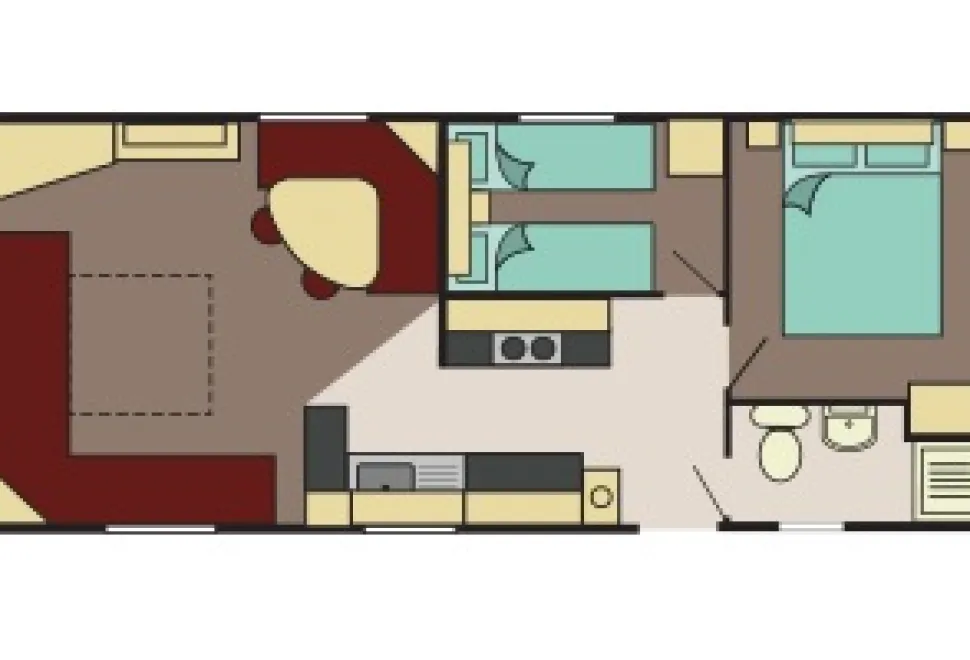 Delta Caravans Resort Plus 29x12 2 bed 2017 Park and Holiday Home | Out ...