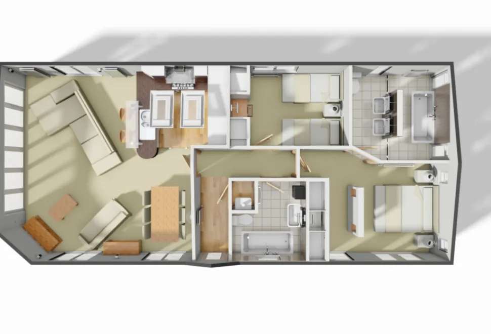 Cambrian Leisure Homes Prospect 45x20 2018 Park and Holiday Home | Out ...