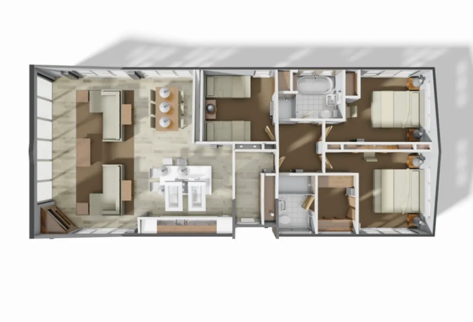 Cambrian Leisure Homes Menai 52x22 2018 Park and Holiday Home | Out ...