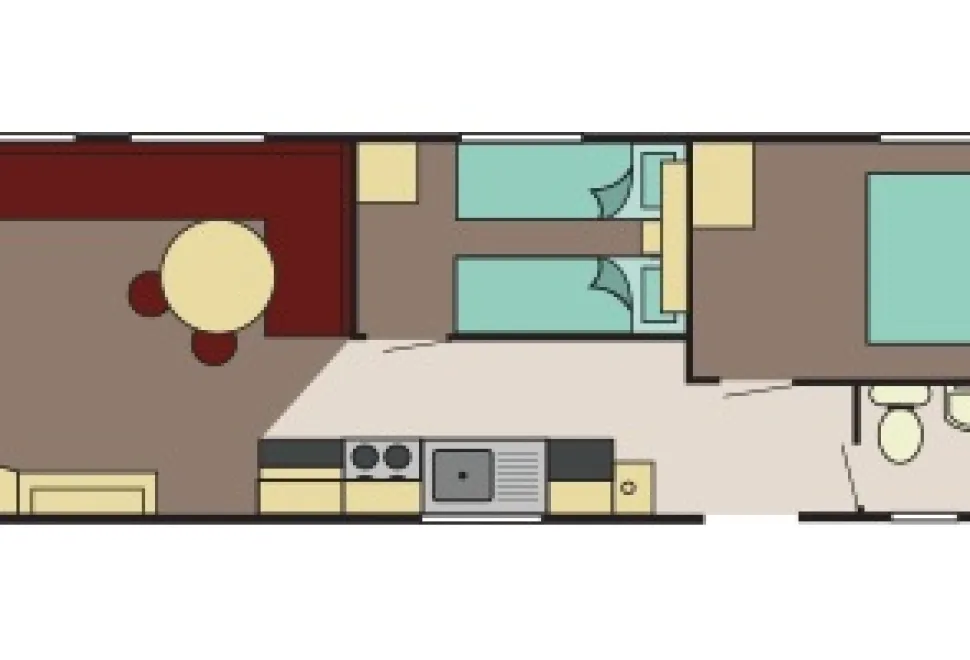 Delta Caravans Santana 32x10 2 bed 2018 Park and Holiday Home | Out ...