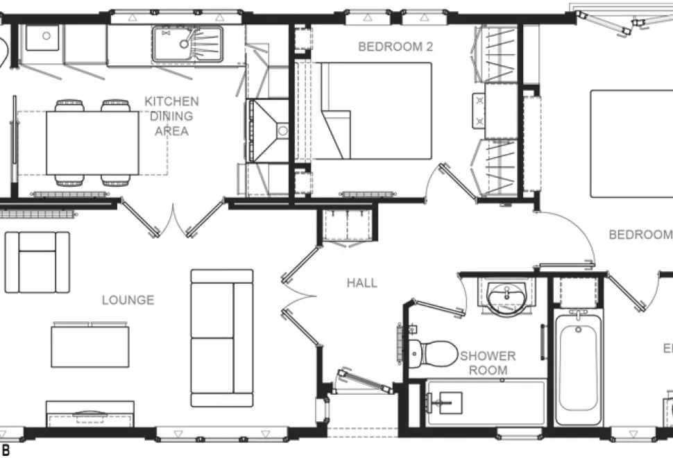Omar Anniversary 45x20 2 bed 2019 Park and Holiday Home | Out & About Live