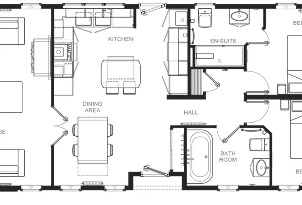 Omar Ikon 45x20 2 bed 2019 Park and Holiday Home | Out & About Live