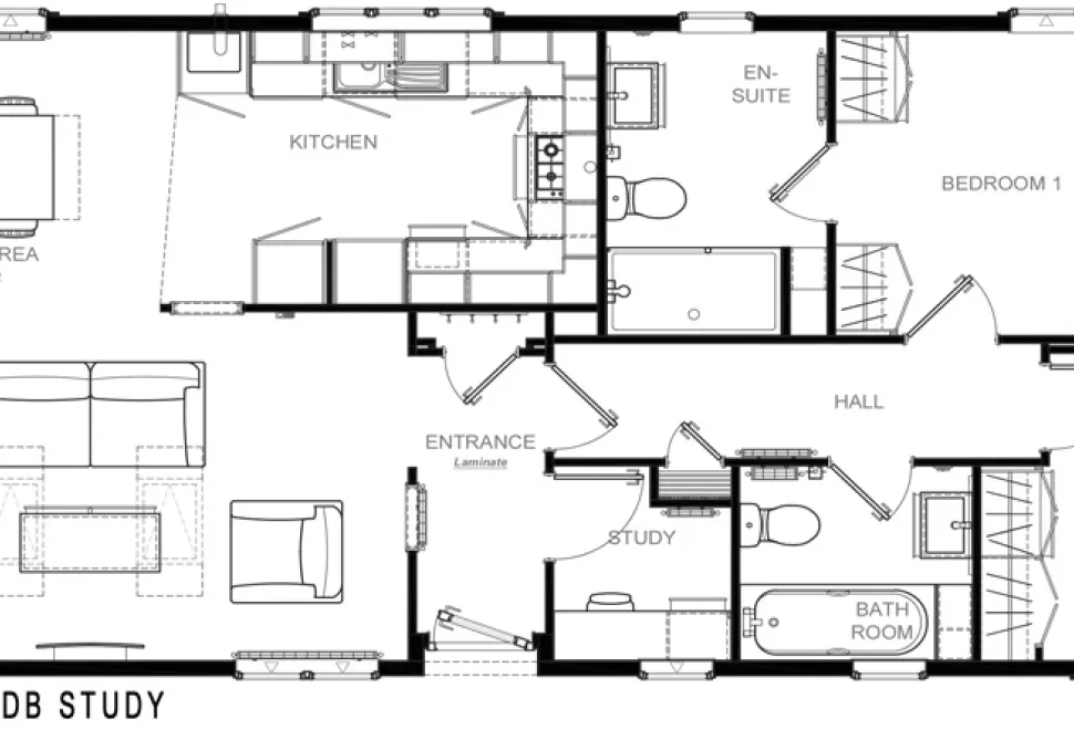Omar Accent 45x20 2 bed 2019 Park and Holiday Home | Out & About Live