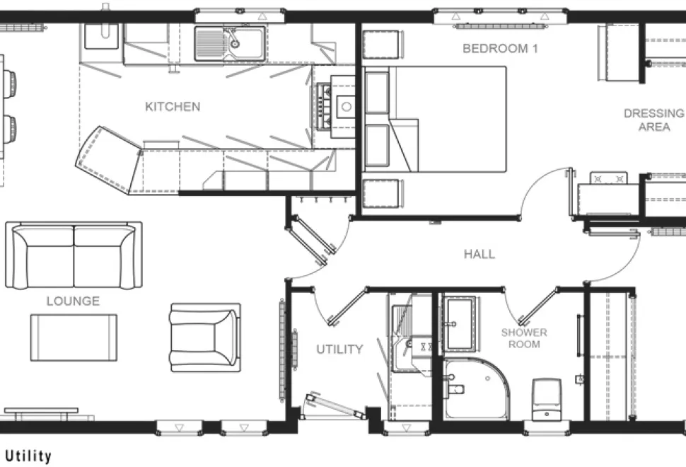 Omar Kingfisher 45x20 2 bed 2019 Park and Holiday Home | Out & About Live