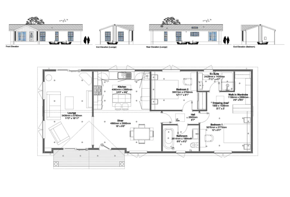 Tingdene Addington 50x20 2019 Park and Holiday Home | Out & About Live