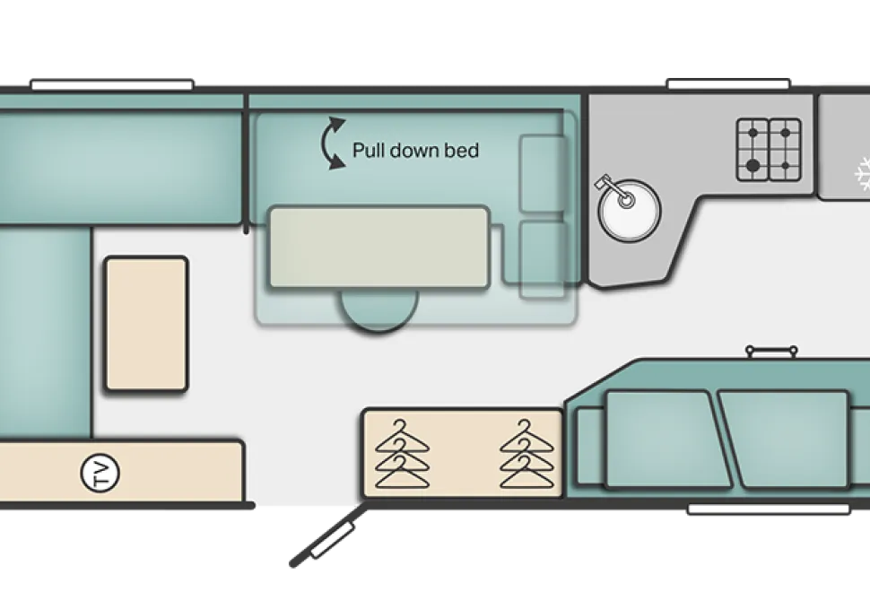 Swift Caravans 855 2019 Caravan | Out & About Live