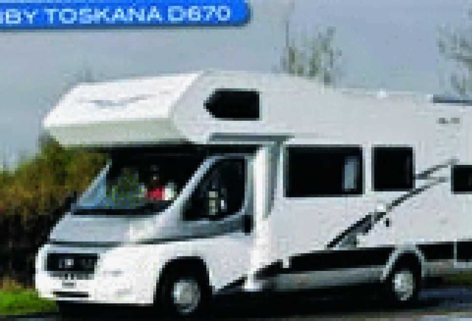 Head to head between the Auto-Trail Apache 725 and the Hobby Toskana ...