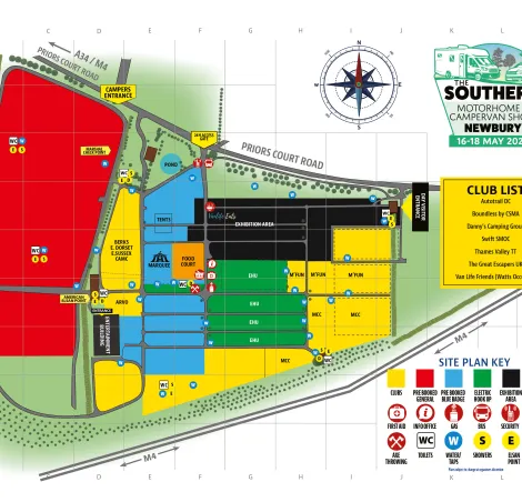 The Southern Motorhome & Campervan Show - Showguide & Siteplan | Out ...